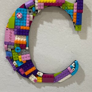 READY TO SHIP Letter C Building Brick Monogram , Building Blocks ...