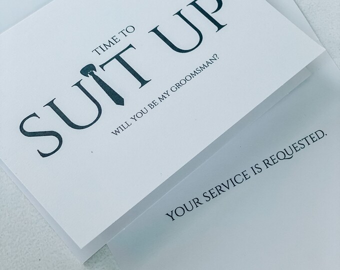 Will You Be My Best Man? PRINTABLE or PRINTED CARD How to Ask Your ...