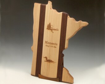 Minnesota Cutting Board | Etsy