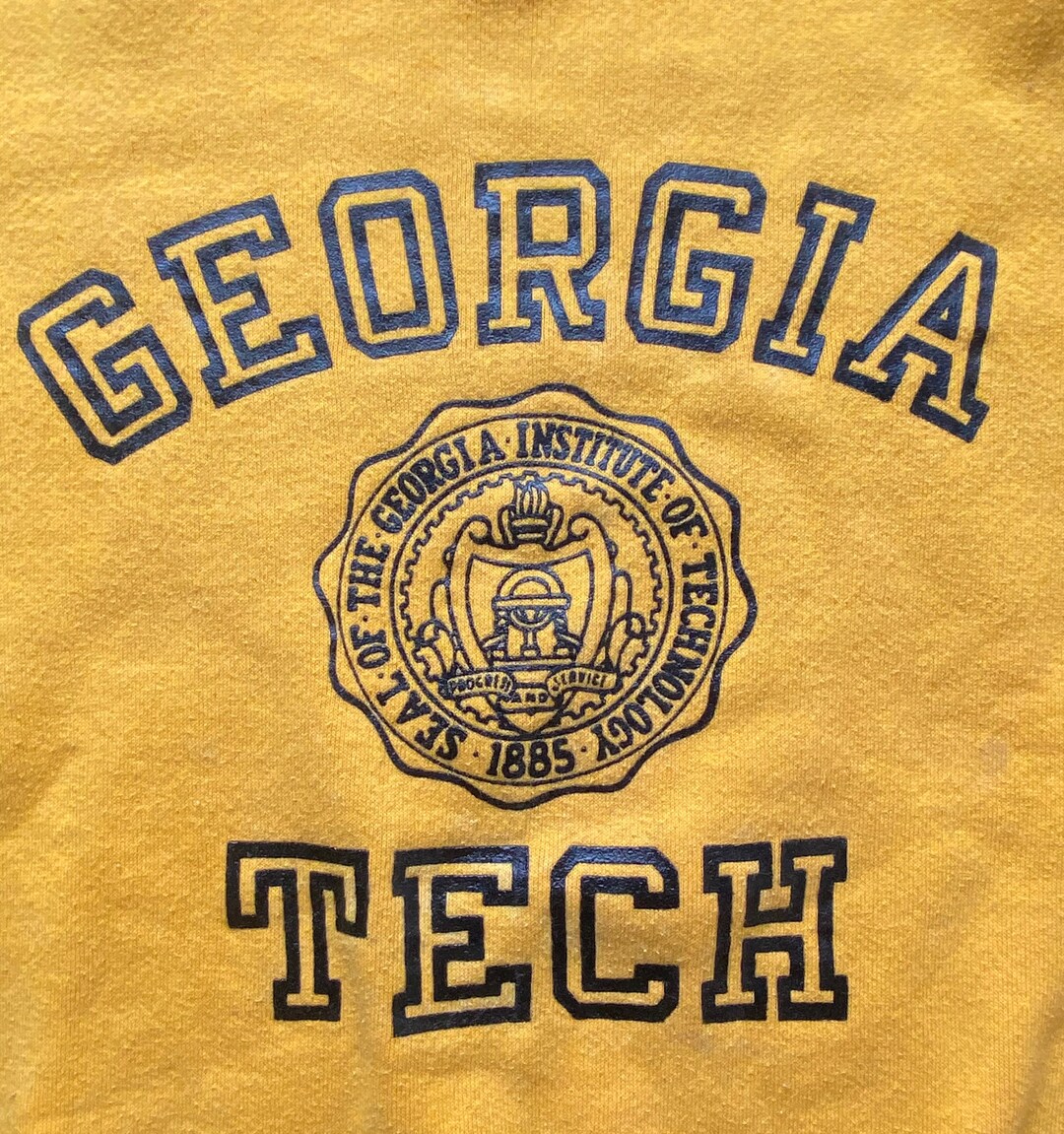 Vintage Georgia Tech Sweatshirt Circa the 80's - Etsy
