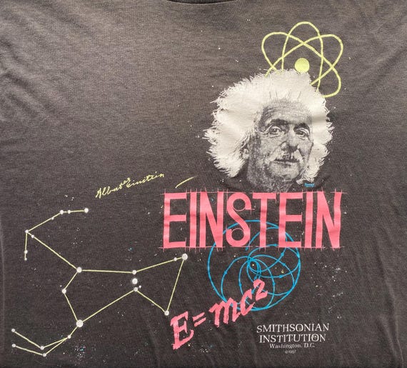 Vintage Einstein T Shirt circa the 80's - Gem