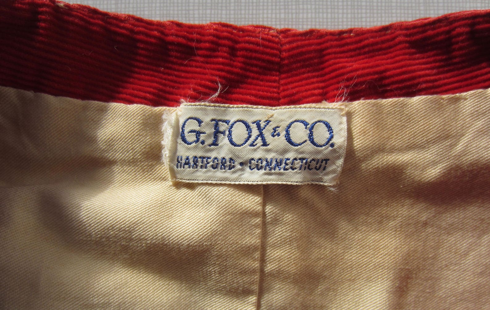 Vintage G Fox and Co Vest Circa the 50's - Etsy