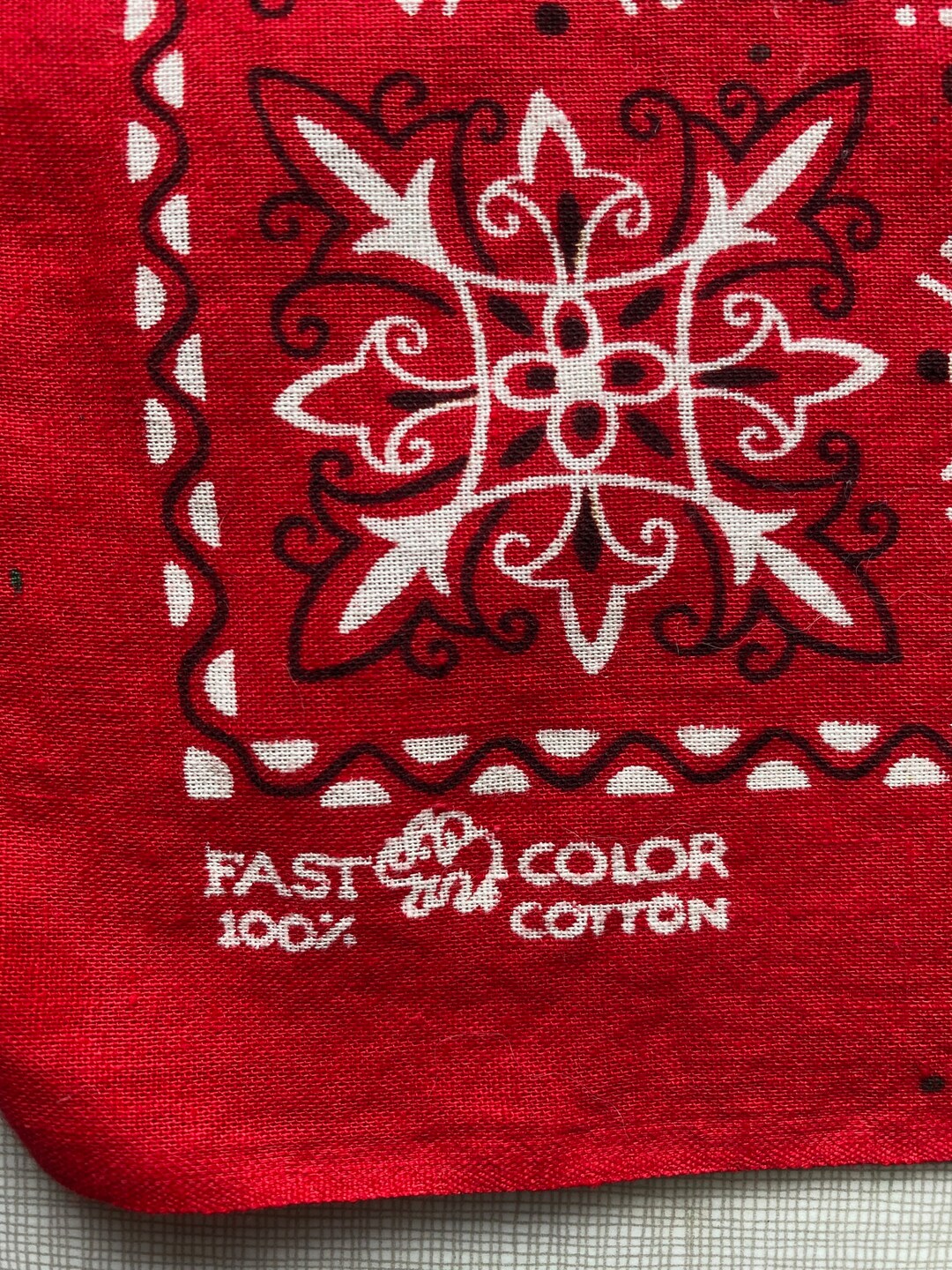 Vintage Fast Color Bandana Circa the 60's - Etsy