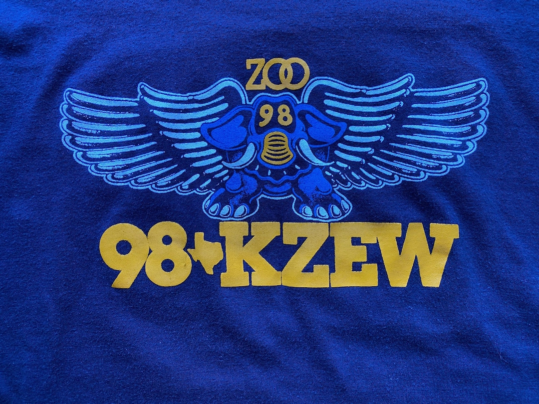 Vintage 98 KZEW T Shirt Circa the 80's - Etsy