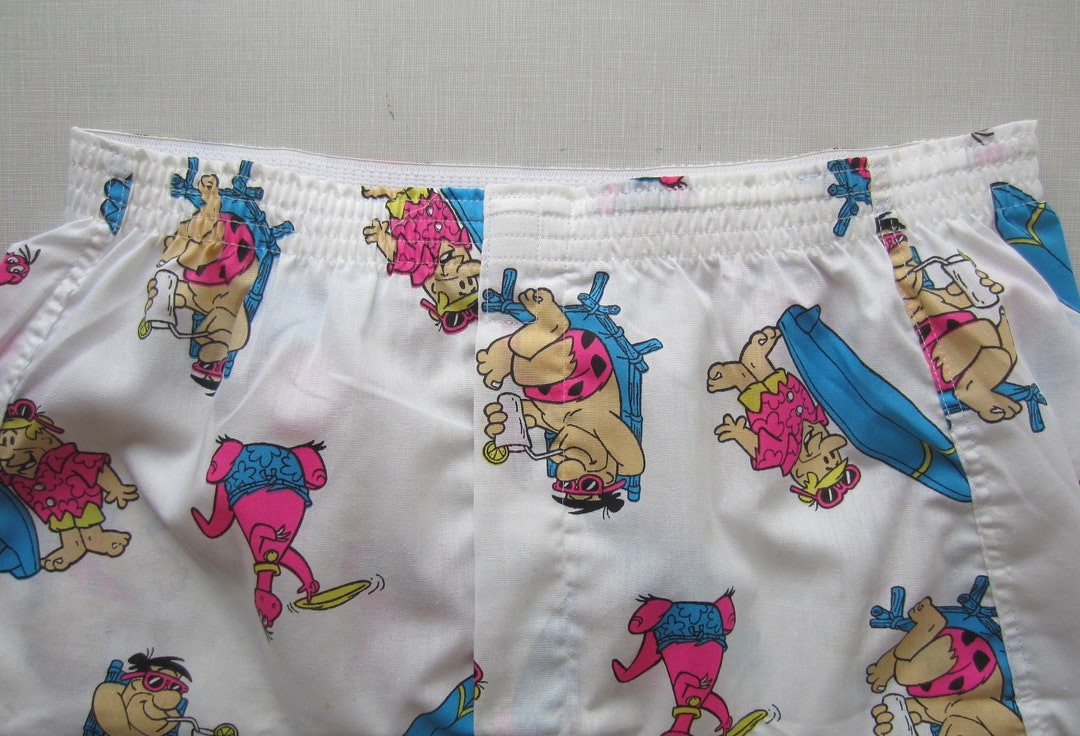 Vintage Hanes Flintstones Boxers Circa 1988 - Etsy