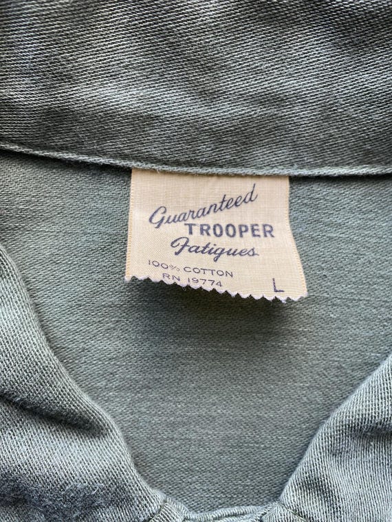 Vintage Trooper Fatigues Shirt circa the 50's - Gem