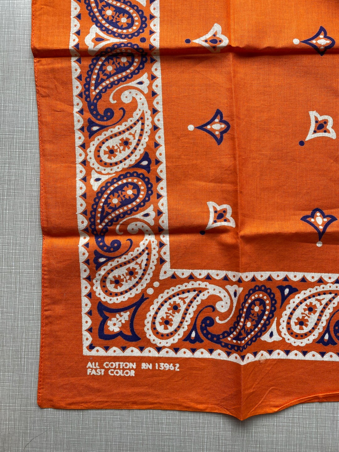 Vintage Fast Color Bandana Circa the 50's - Etsy