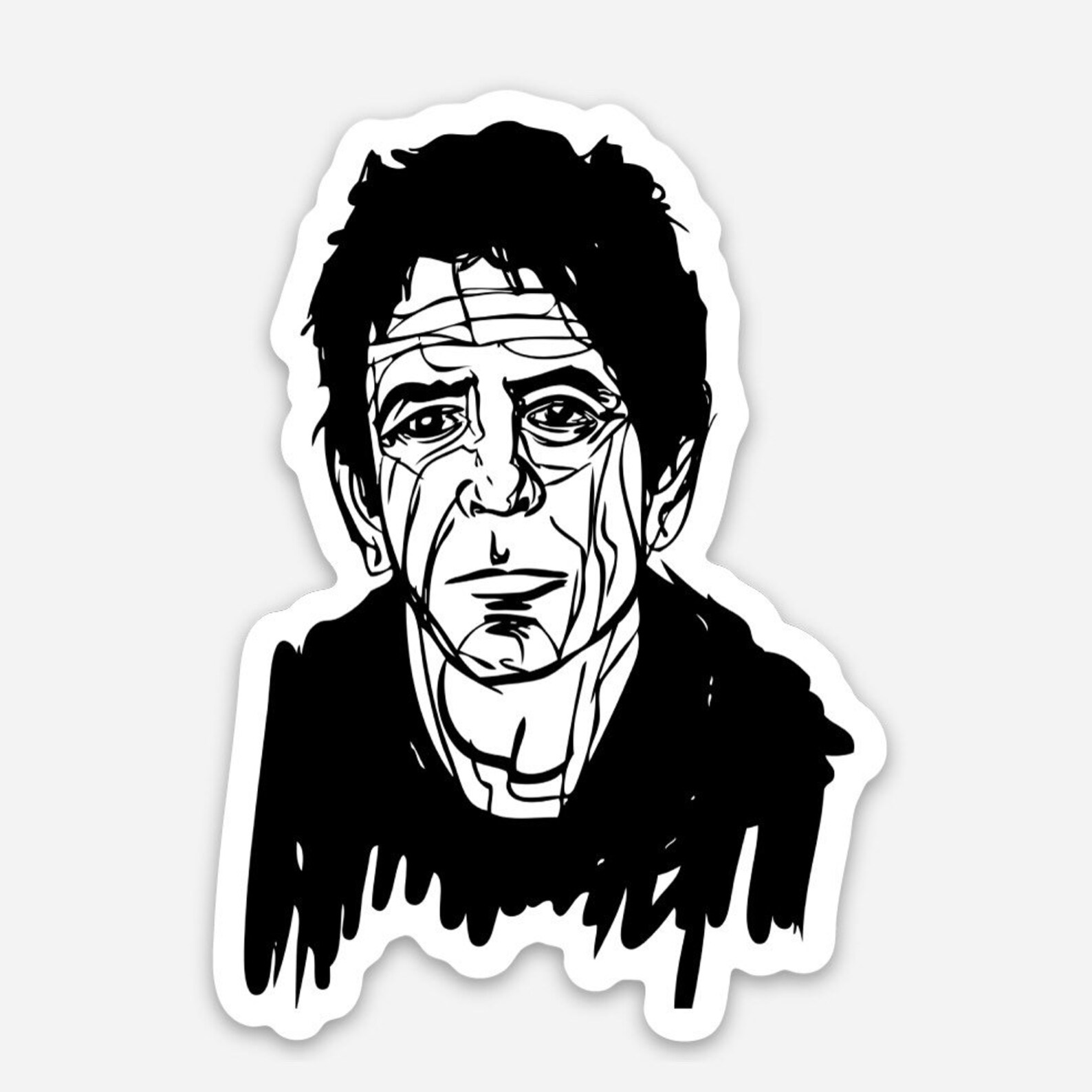 LOU REED Vinyl Sticker Original Design | Etsy