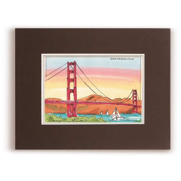 Golden Gate Bridge Greeting Card - Etsy