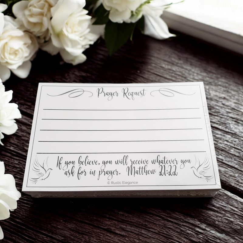 Prayer Request Cards - Etsy