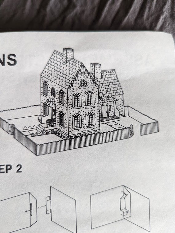 Vintage Colonial Home Kit Build a Kit | Etsy