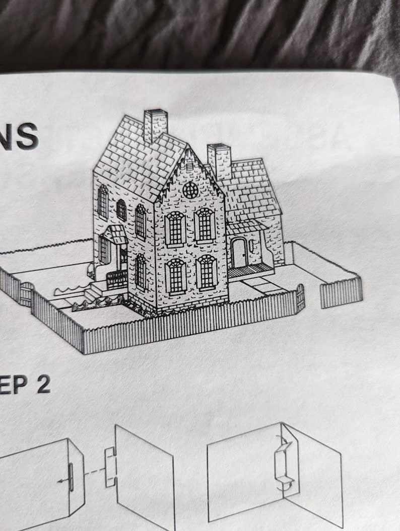 Vintage Colonial Home Kit- Build a Kit - Etsy