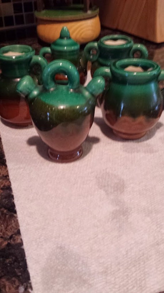 5 Little Miniature Pots | Etsy