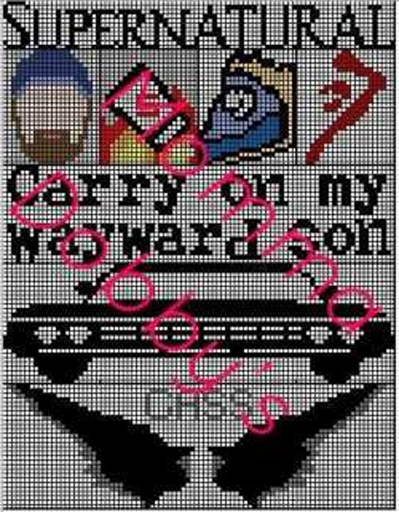 SUPERNATURAL GRAPHS C2C Patterns. Graphs ONLY - Etsy