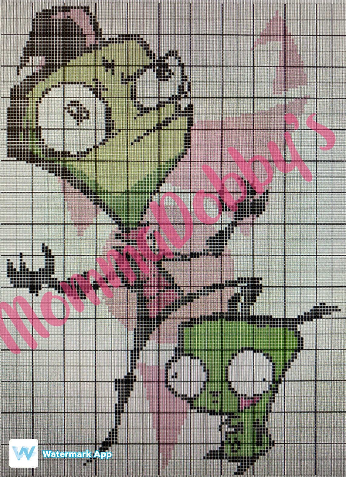 Invader Zim and Gir Crochet Blanket Pattern; C2c, Cross Stitch; Graph ...