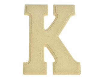 Wooden letter k | Etsy