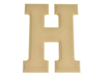 Wooden letter h | Etsy