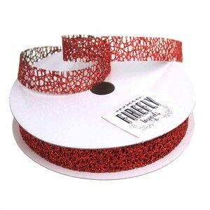 Glitter Web Mesh Ribbon, 5/8-inch, 25 Yards - NEW COLORS - Etsy