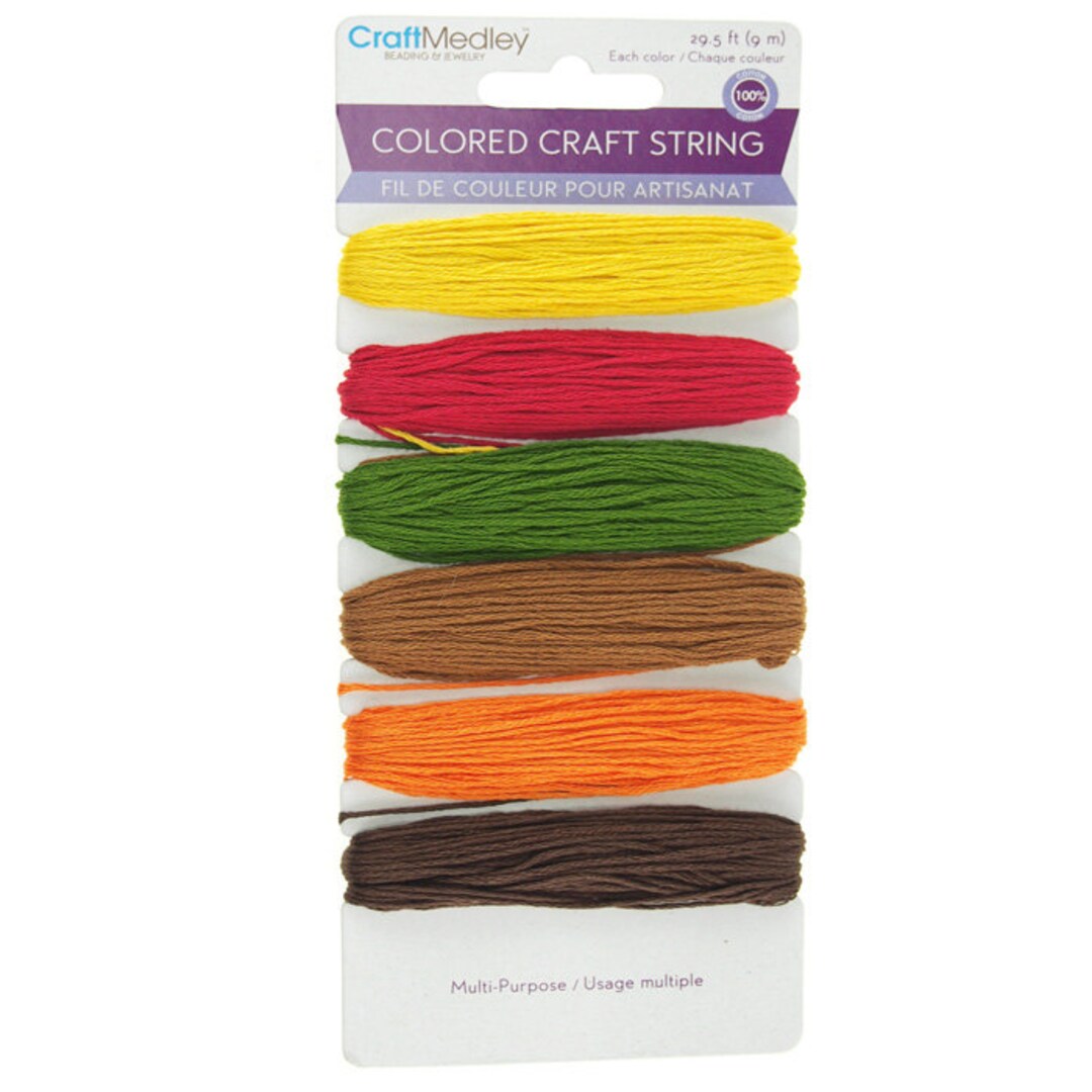 Colored Craft Thread String, Dark, 29-1/2-feet - Etsy