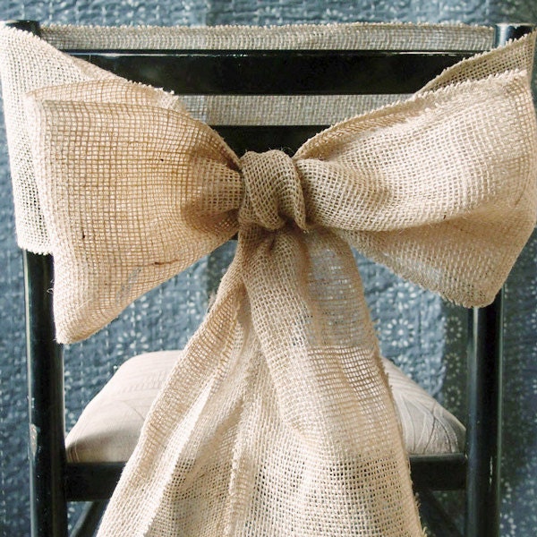 Burlap Chair Sash - Etsy