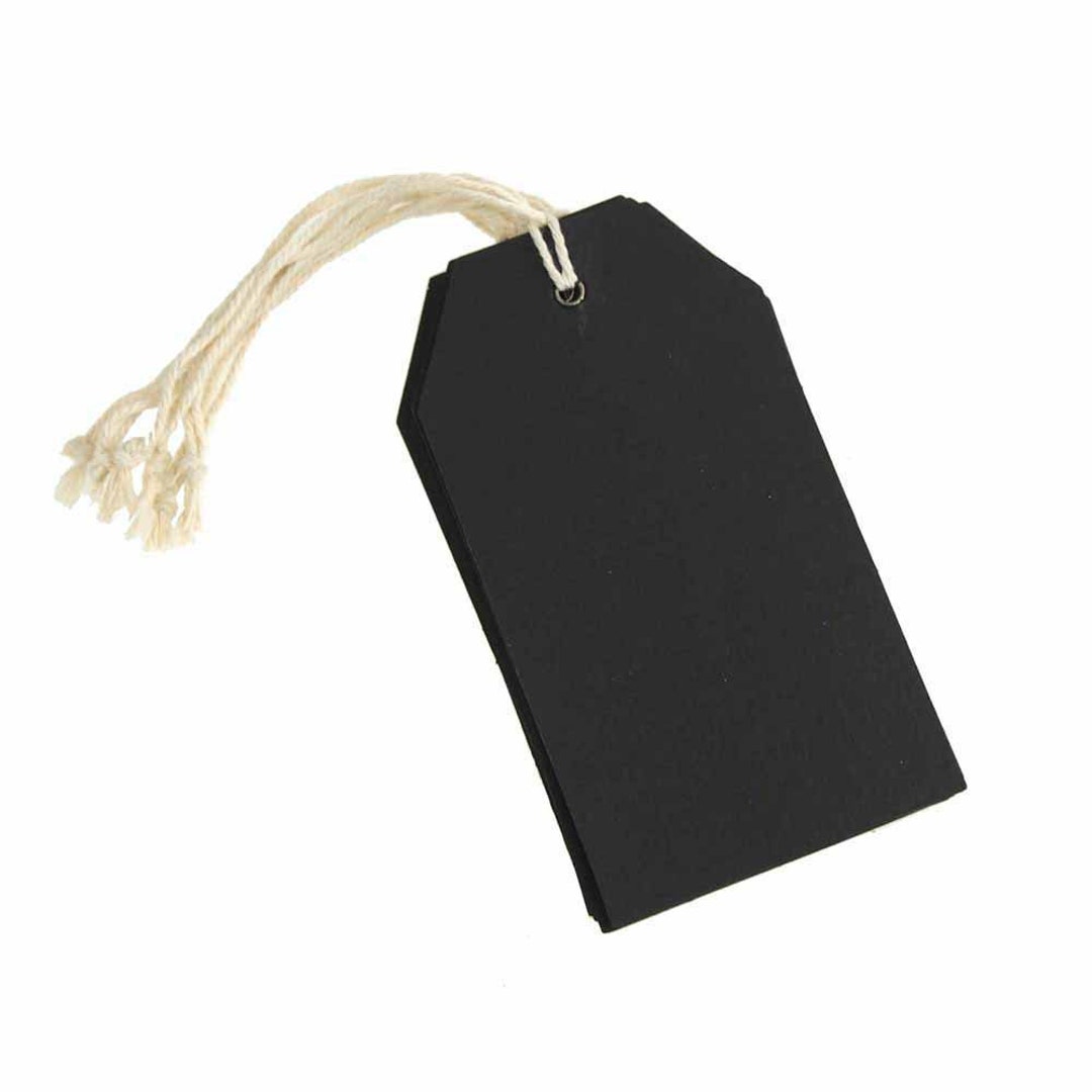 Rectangular Chalkboard Tags 4-inch 6-piece - Etsy