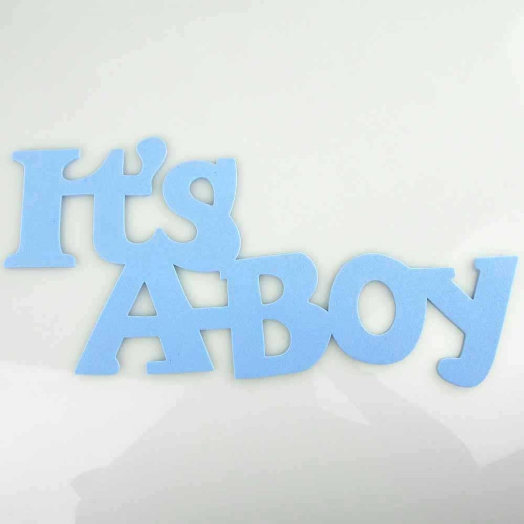 Its A Boy Foam Decor, 4-1/2-inch - Etsy