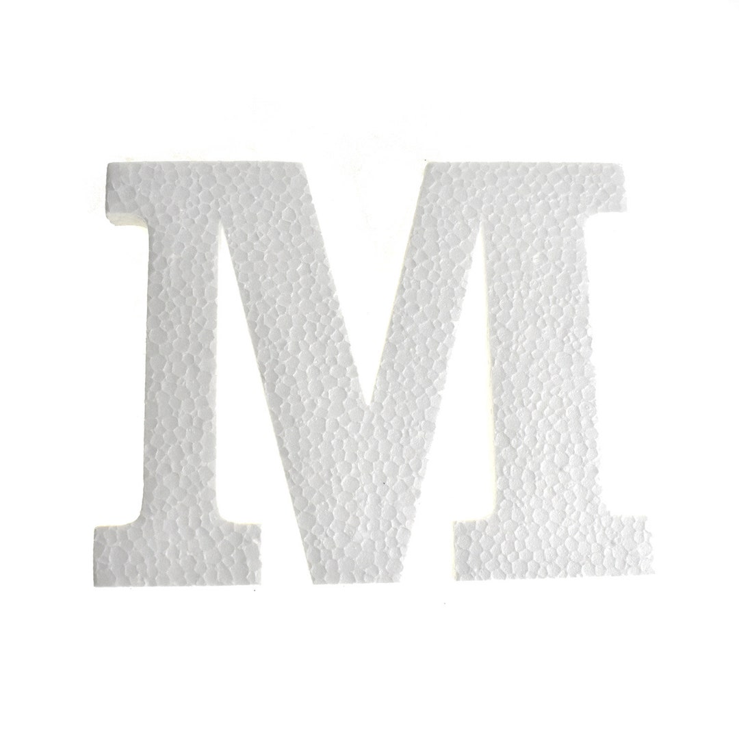 Craft Styrofoam Letter Cut Out m 4-3/4-inch - Etsy