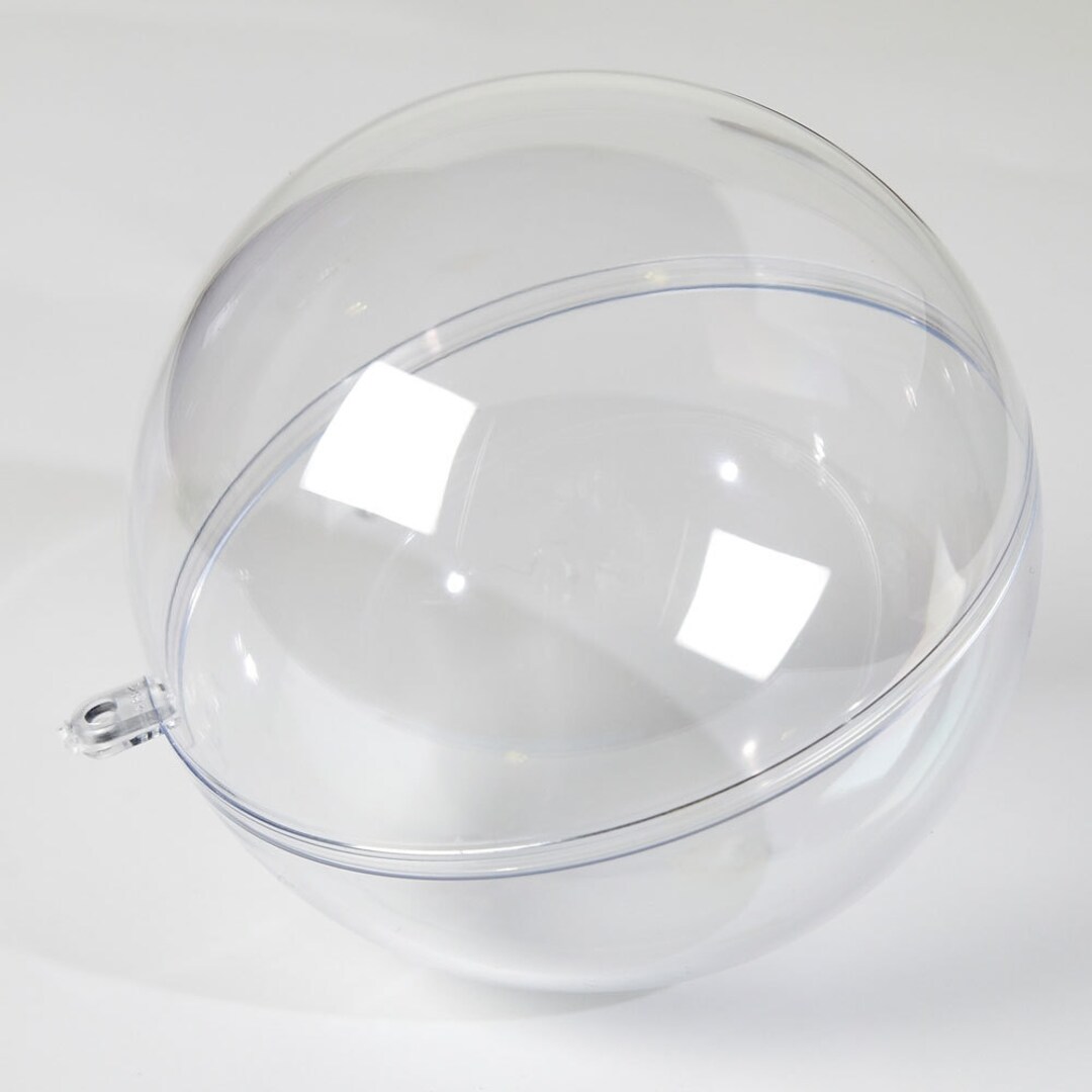 Fillable Plastic Hanging Ball Ornament, 12-count - Etsy