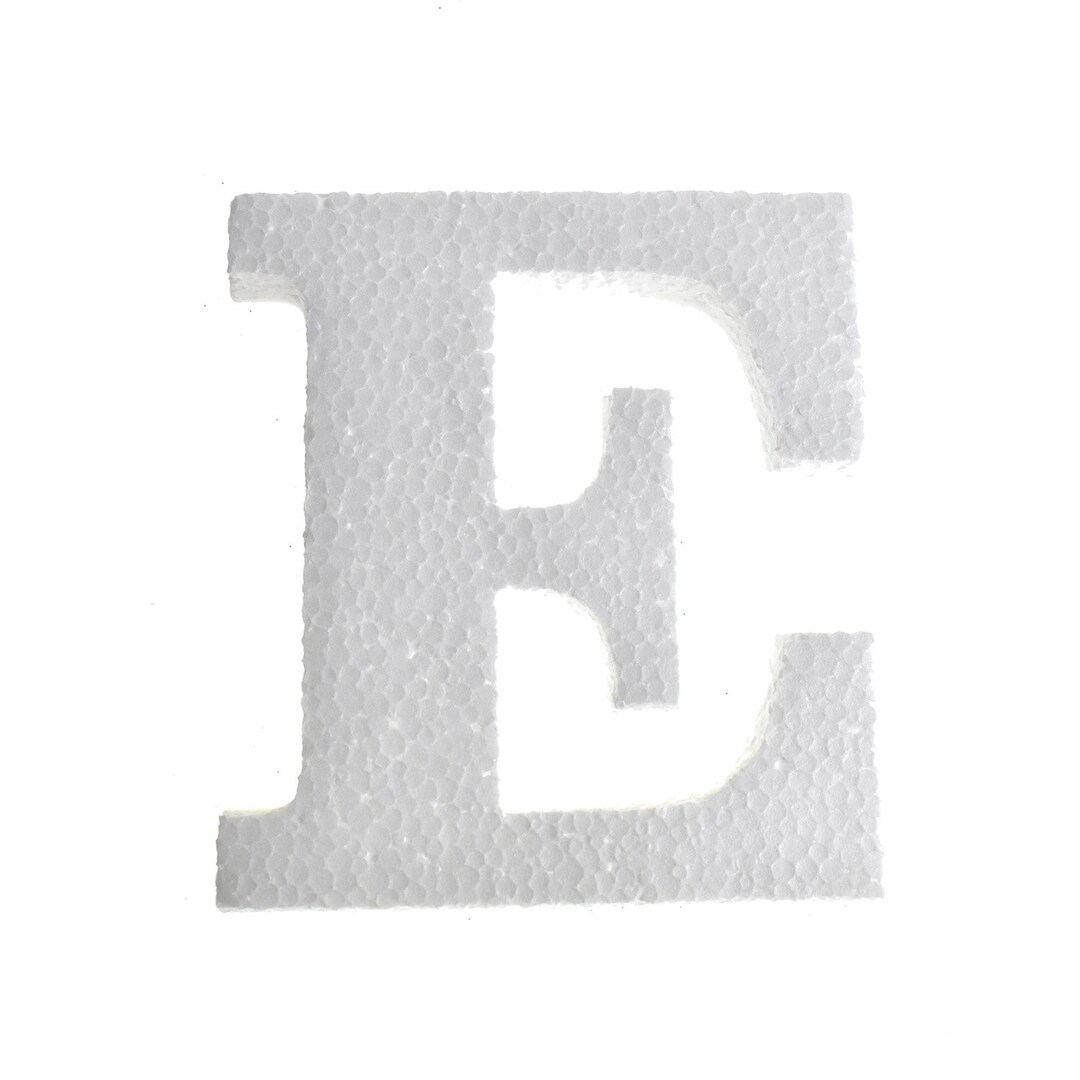 Craft Styrofoam Letter Cut Out e, 4-3/4-inch, 12-count - Etsy