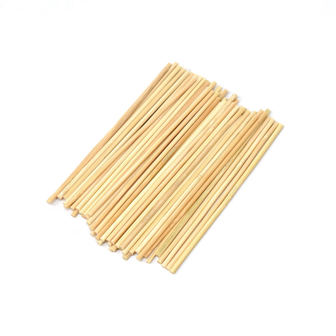 Thin Wood Craft Dowels, Natural, 4-inch, 150-count - Etsy