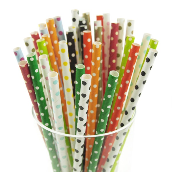 Peach Paper Straws - Etsy