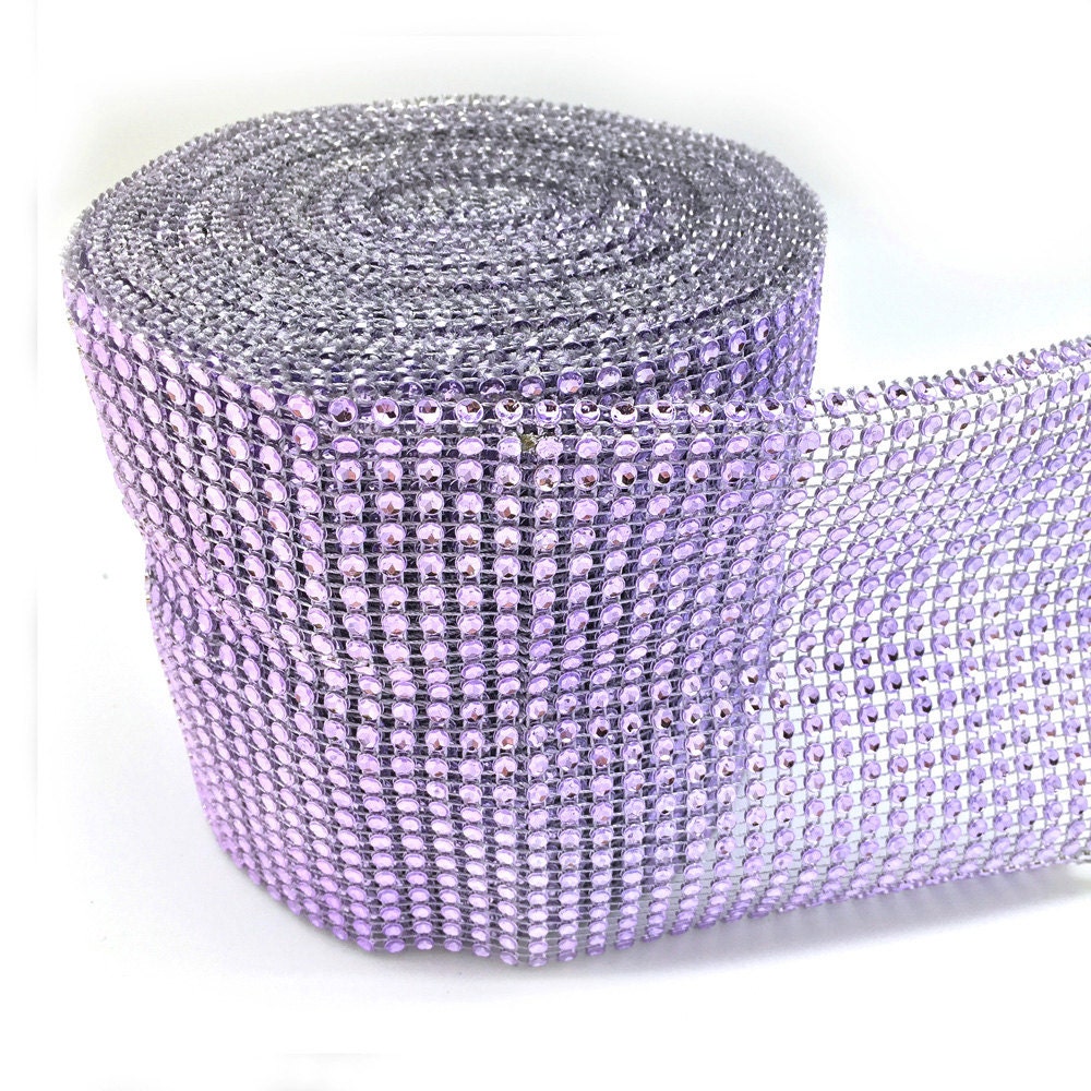 Rhinestone Diamond Mesh Wrap Ribbon 4-3/4-inch 10 Yard - Etsy