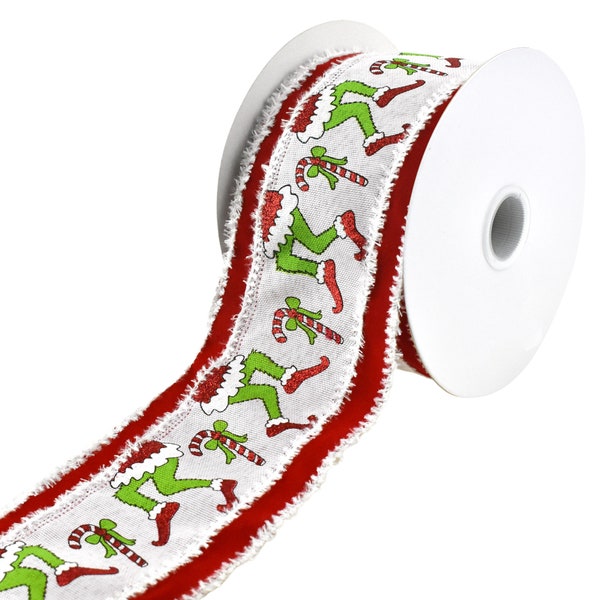 Grinch Wired Ribbon - Etsy