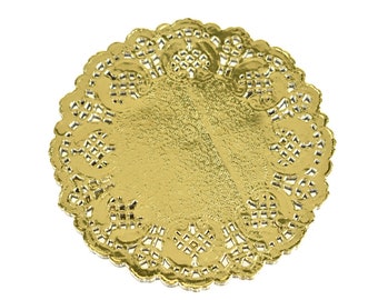 Gold Paper Doilies | Etsy