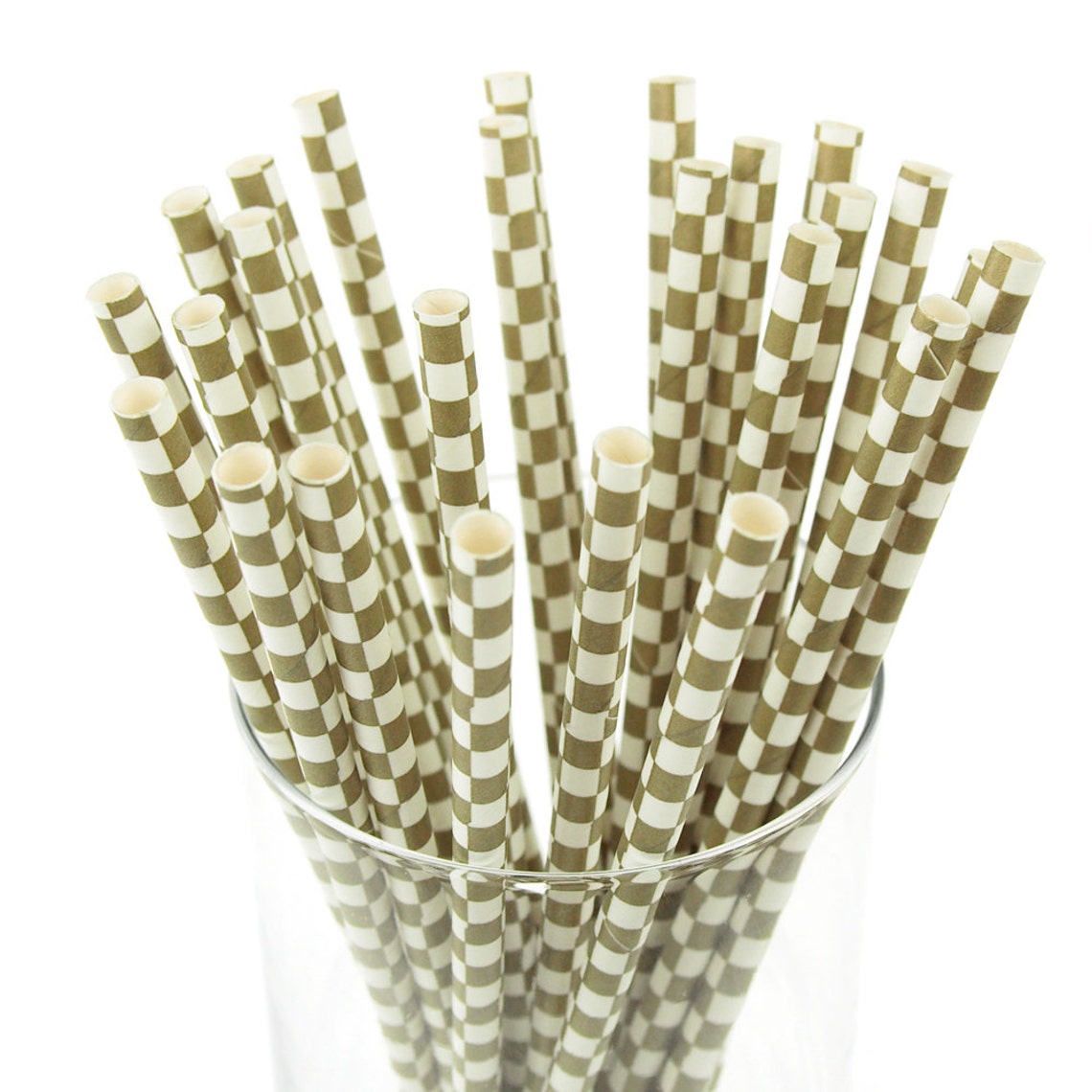 Race Car Checkered Paper Straws 7-3/4-inch 25-piece - Etsy