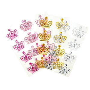 Royal Crown Adhesive Rhinestone Stickers 8-count - Etsy