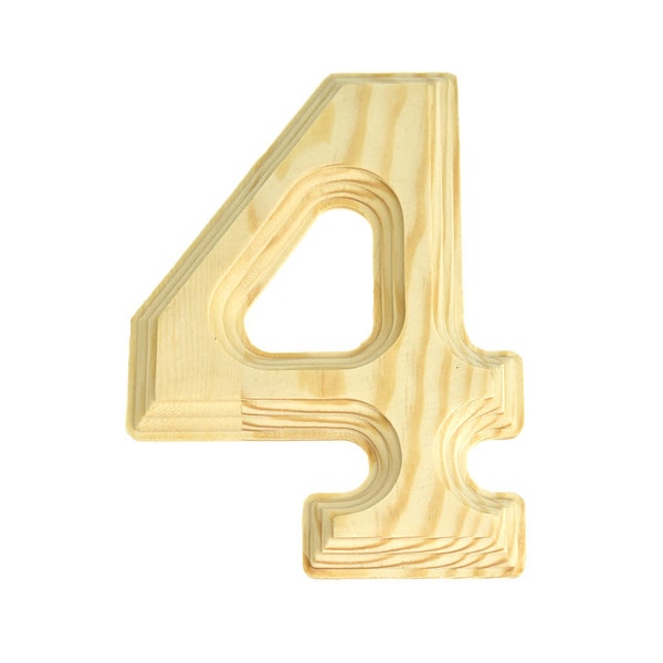 DIY Craft Letters Pine Wood Beveled Letter L - Natural Wood Craft ...
