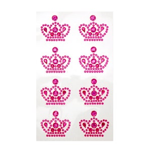 Royal Crown Adhesive Rhinestone Stickers 8-count - Etsy
