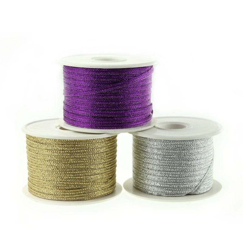 Metallic Ribbon - Etsy