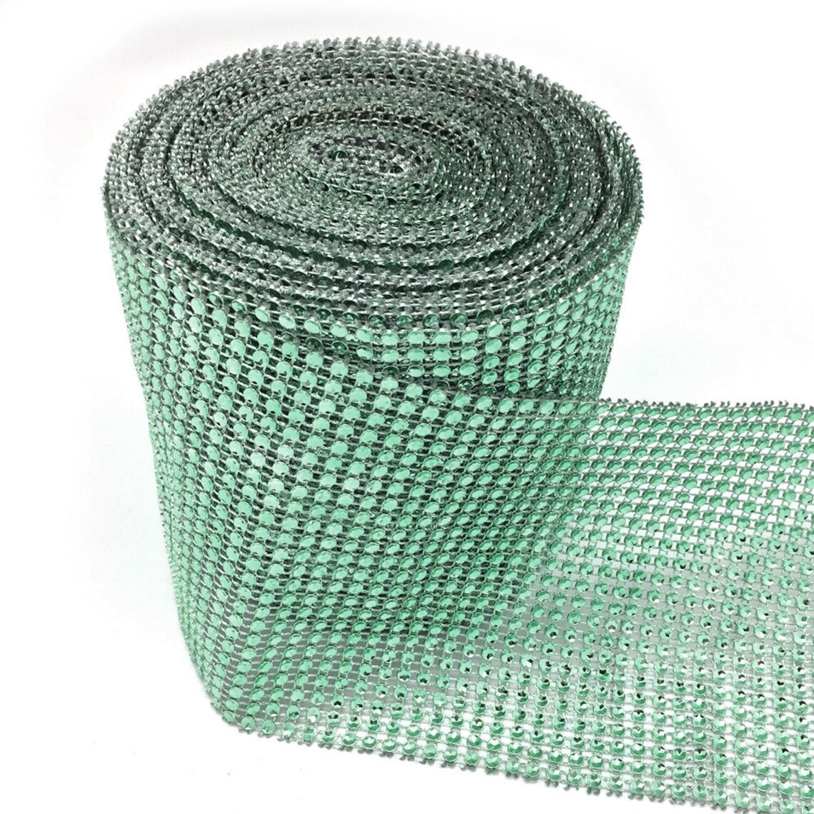 Rhinestone Diamond Mesh Wrap Ribbon 4-3/4-inch 10 Yard - Etsy