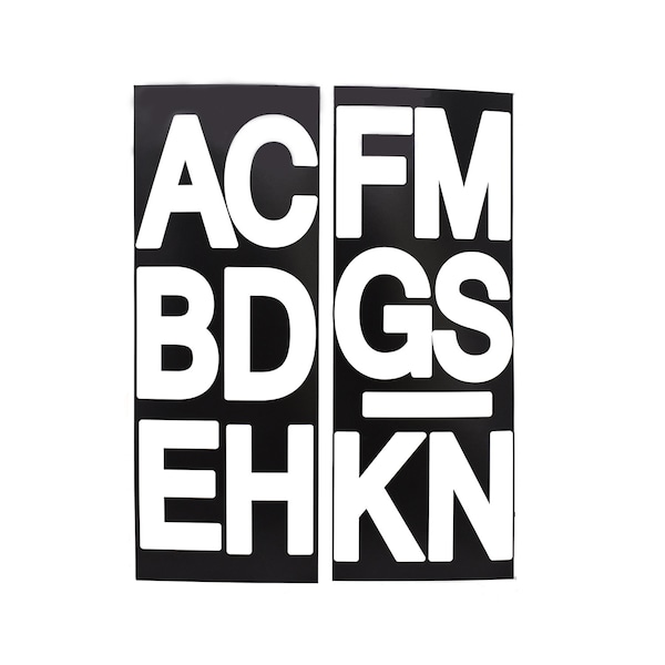 Large Alphabet Letters Stickers - Etsy