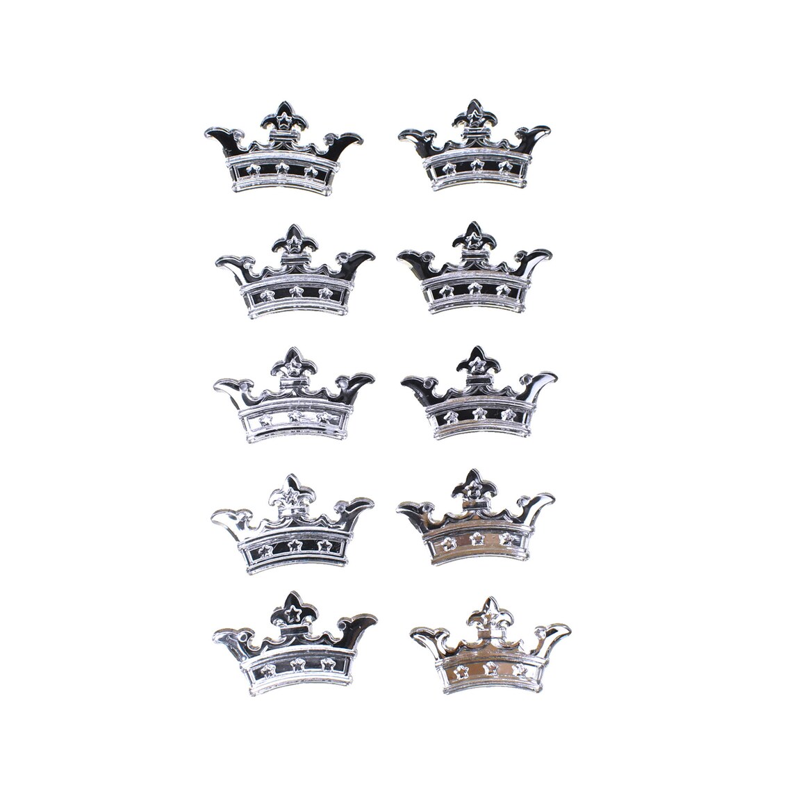 Acrylic Rhinestone Three Point Crown Stickers 7/8-inch - Etsy