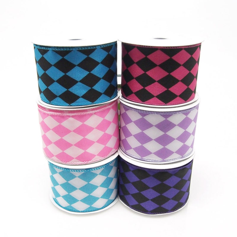 Harlequin Ribbon - Etsy