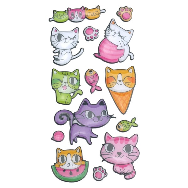 Puffy Stickers - Etsy