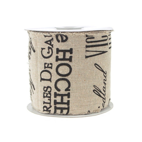 French Script Ribbon - Etsy