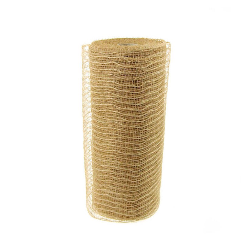 Natural Jute Poly Mesh Roll, 10-inch, 10-yard - Etsy