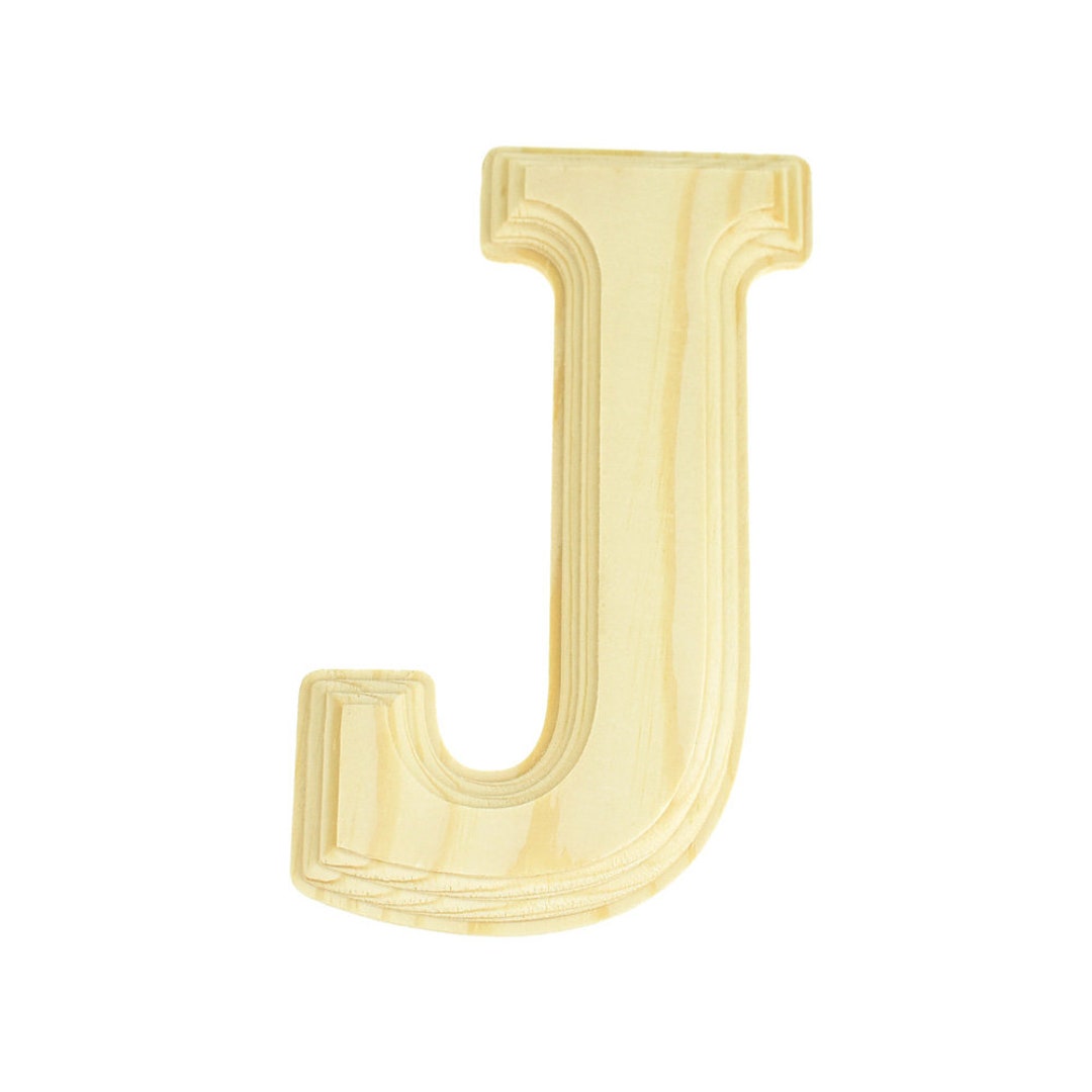 Pine Wood Beveled Wooden Letter J Natural 5-13/16-inch - Etsy Pine Wood Beveled Wooden Letter J Natural 5-13/16-inch - Etsy