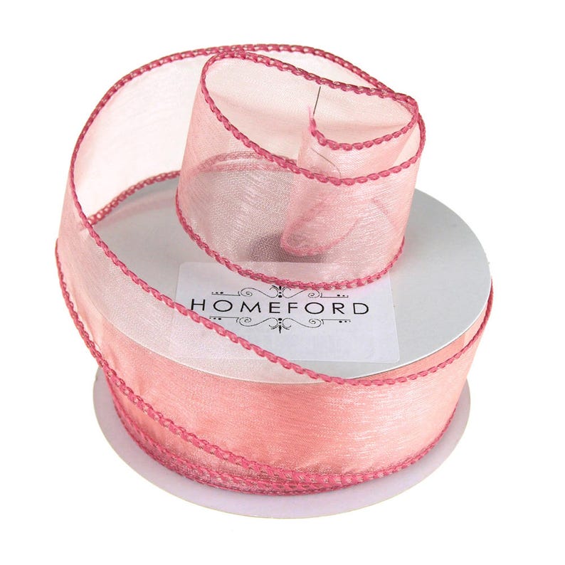 Sheer Organza Plain Wired Ribbon 1-1/2-inch 10 Yards | Etsy