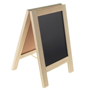 Chalkboard Wood Cork/easel, Rectangle - Etsy