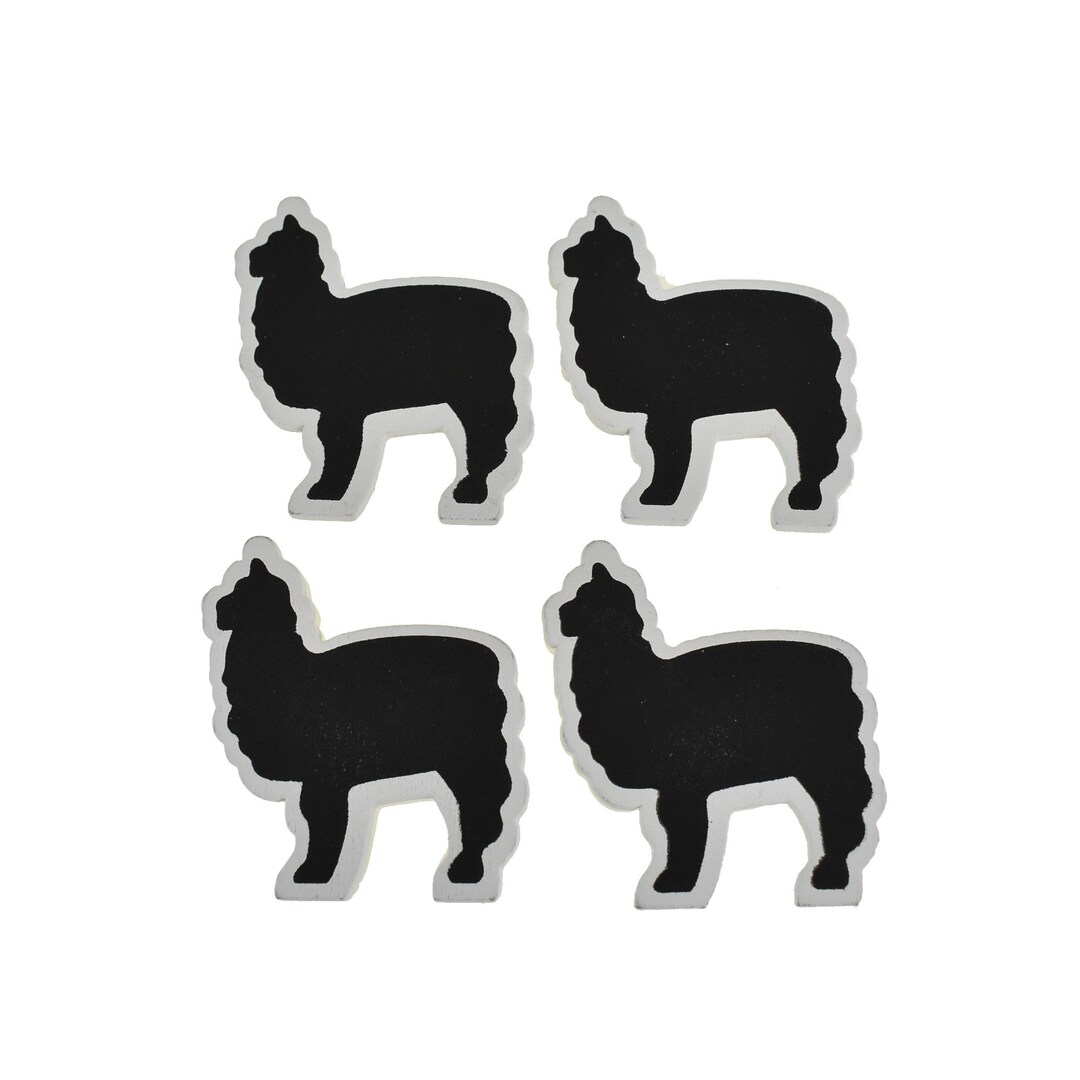 Self Adhesive Chalkboard Llama Wood Embellishment 2-inch - Etsy
